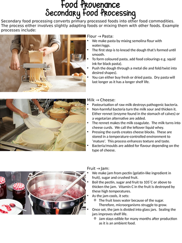 Food Provenance GCSE Food AQA | Teaching Resources