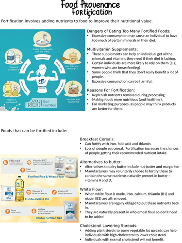 Food Provenance GCSE Food AQA | Teaching Resources
