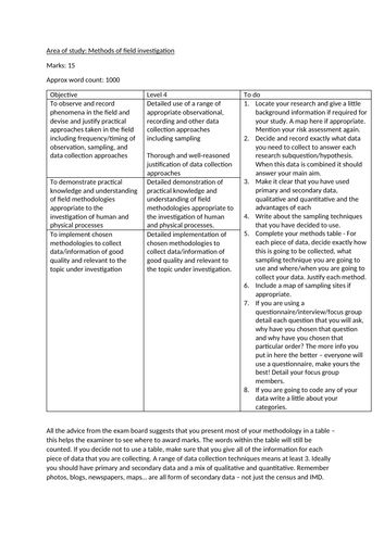 NEA guidance section by section | Teaching Resources
