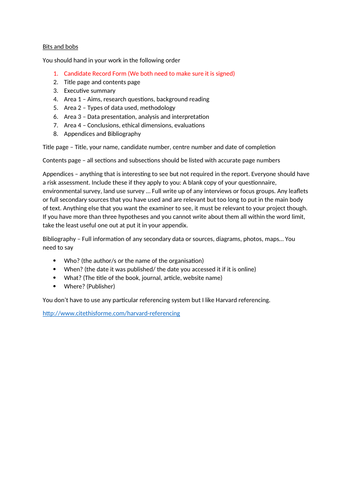 NEA guidance section by section | Teaching Resources