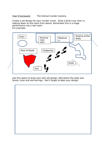 Year 9 Drama Murder mystery , The band, Summer festival | Teaching ...