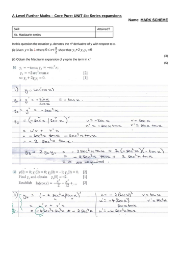 A-Level Further Maths 'unit test' pack | Teaching Resources
