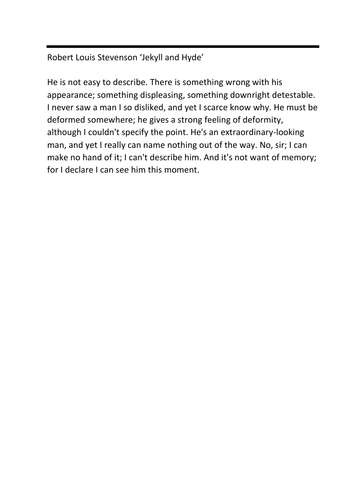 Cambridge IGCSE English: Narrative and Descriptive Writing Unit ...