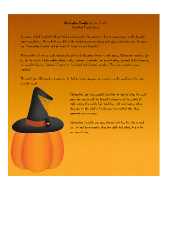 Christopher Pumpkin Resource Pack | Teaching Resources