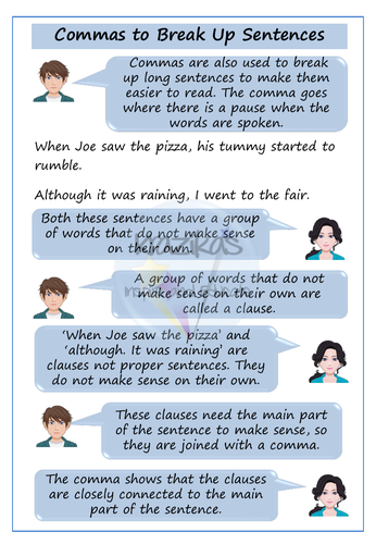 Functional Skills English - Entry Level 3 - Punctuation - Commas ...