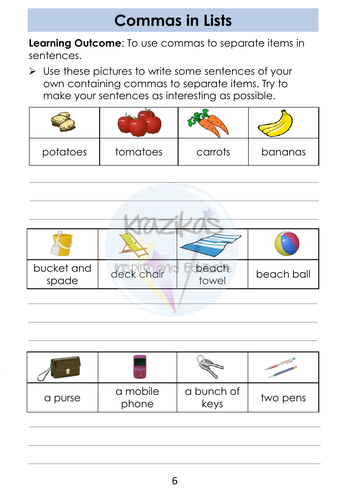 Functional Skills English - Entry Level 3 - Punctuation - Commas ...