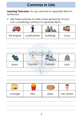 Functional Skills English - Entry Level 3 - Punctuation - Commas ...