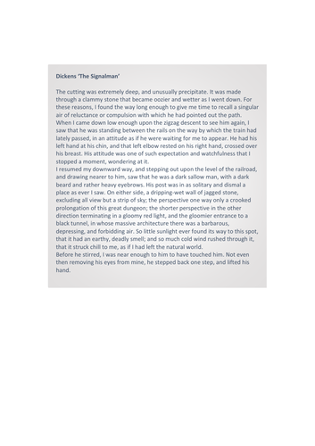 Pearson Edexcel IGCSE English Language: Imaginative Writing Unit ...