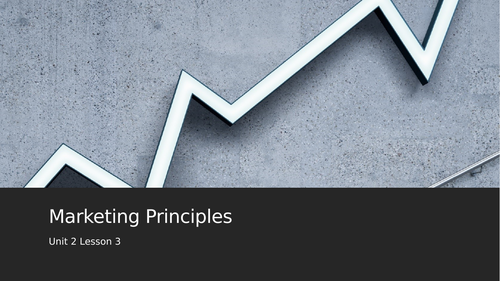 BTEC Level 3 Extended Certificate Marketing Principles unit 2 resources ...