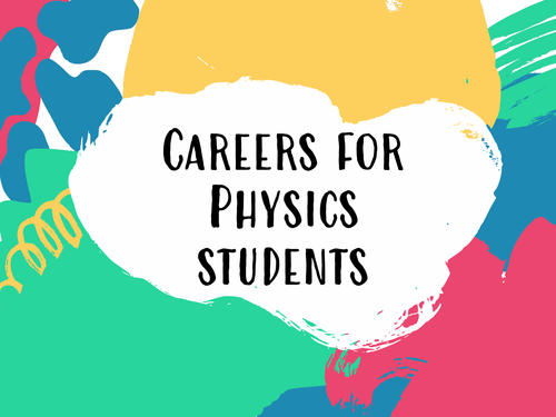 Physics careers display posters - 13 careers for Physics students ...
