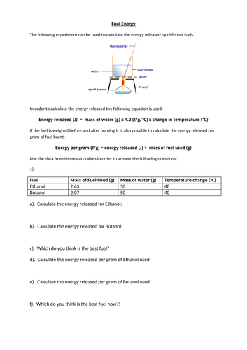 AQA GCSE 9-1 Chemistry Unit 5 Energy Changes 5.1 Exothermic and ...
