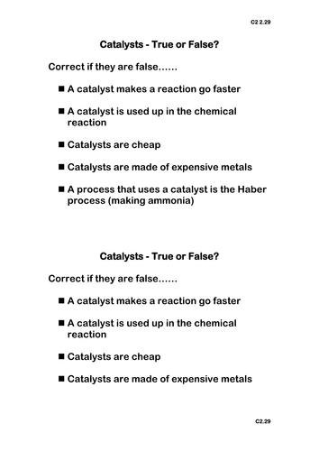 AQA GCSE 9-1 Chemistry Unit 6 The rate and extent of chemical change 6. ...