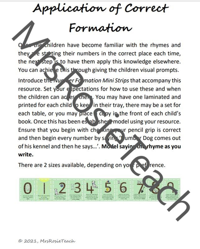 Number Formation (Posters and PowerPoint) | Teaching Resources