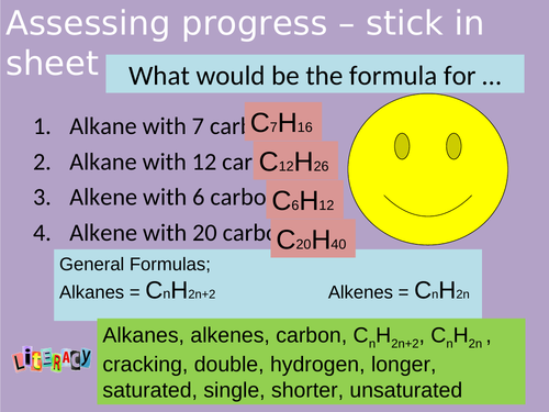 AQA GCSE 9-1 Chemistry Unit 7 Organic Chemistry 7.1 7.2 Carbon ...