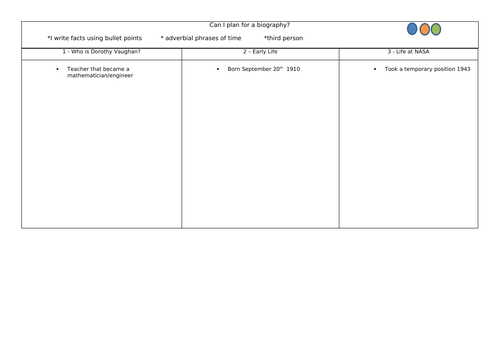 Detailed Year 5 English Planning - Hidden Figures - Lesson 1 to 19 ...