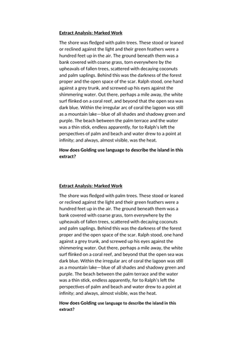 Lord of the Flies - 12 Lessons on 12 Chapters | Teaching Resources