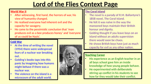 Lord of the Flies - 12 Lessons on 12 Chapters | Teaching Resources