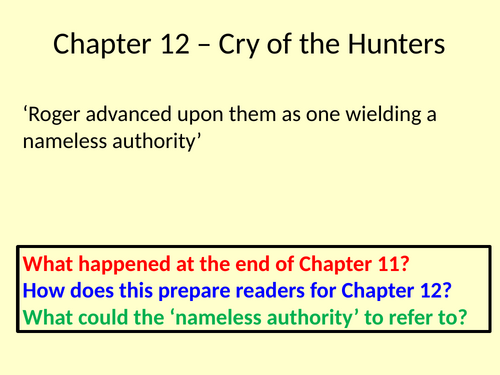 Lord of the Flies - 12 Lessons on 12 Chapters | Teaching Resources