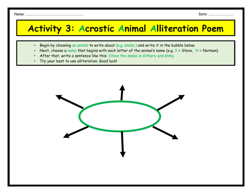 Acrostic Poetry - PowerPoint and Resources | Teaching Resources