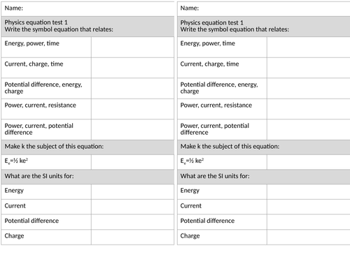 GCSE Maths Skills for Science: Algebra - FULL LESSON | Teaching Resources