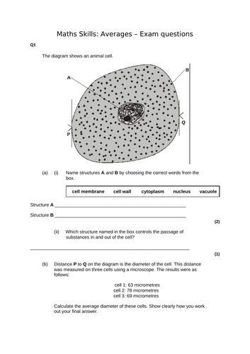 GCSE Maths Skills for Science: Averages - FULL LESSON | Teaching Resources