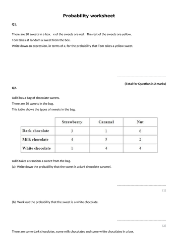 GCSE Maths Skills for Science: Probability - FULL LESSON | Teaching ...