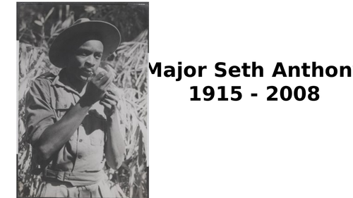 Kindness and Bravery: The Major Seth Anthony Story | Teaching Resources