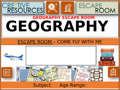Geography Escape Room | Teaching Resources