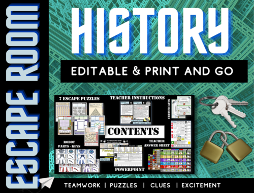 History Escape Room | Teaching Resources