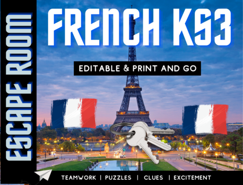 French KS3 MFL Escape Room | Teaching Resources