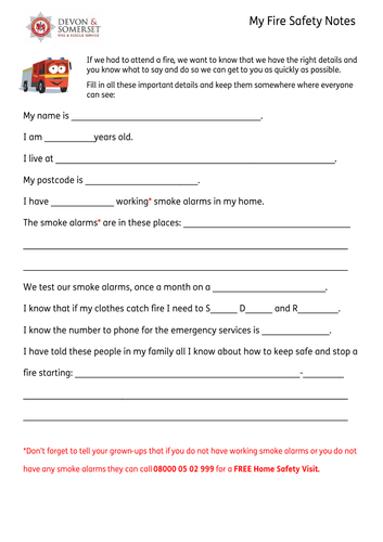 New - People who help us - the Fire Service & Early Learning Fire ...