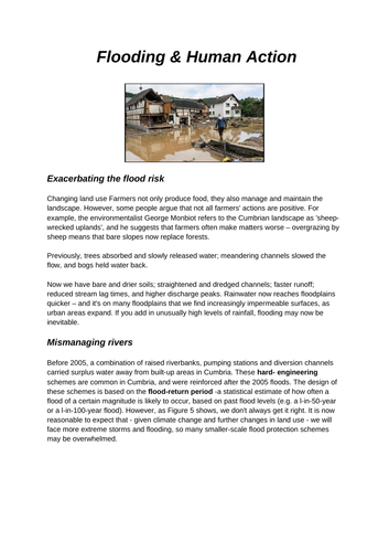 Floods | Teaching Resources