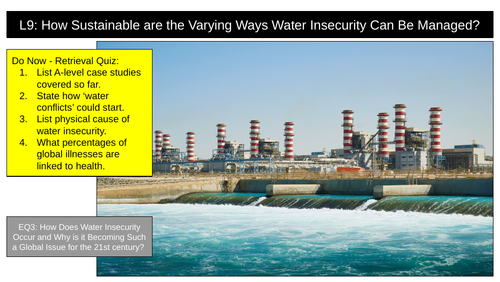 Water Security Edexcel | Teaching Resources
