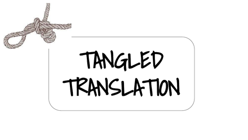Tangled Translation - Name, age, where you live etc. | Teaching Resources