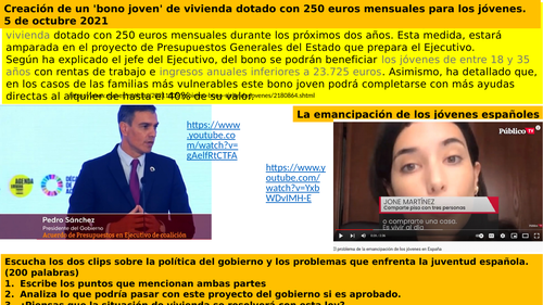 Jóvenes de hoy, ciudadanos del mañana- actualidad | Teaching Resources