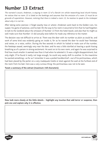 Narrative Writing Scheme KS3 - Horror Genre | Teaching Resources