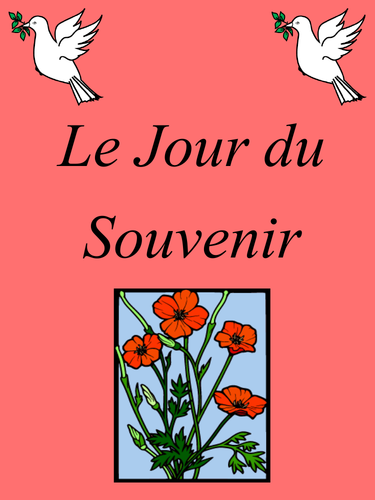 Le Jour du Souvenir - French Remembrance Day | Teaching Resources