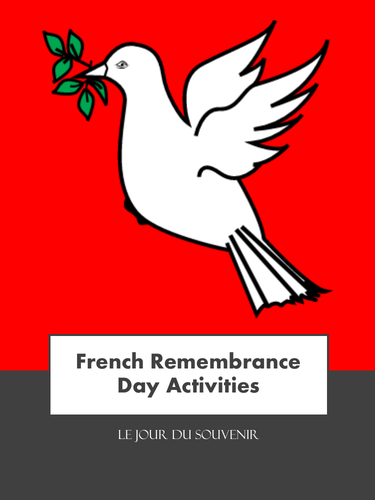 French Remembrance Day Activities | Teaching Resources