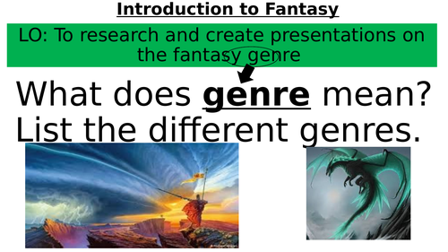 Fantasy Writing Scheme of Work Key Stage 3 | Teaching Resources