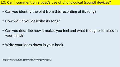 Unseen Poetry Scheme of Work AQA / KS3 and KS4 | Teaching Resources