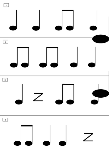 Kodaly Rhythm Cards | Teaching Resources
