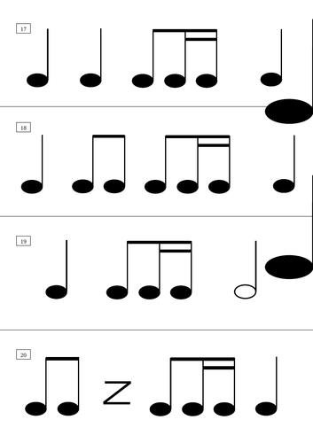 Kodaly Rhythm Cards | Teaching Resources