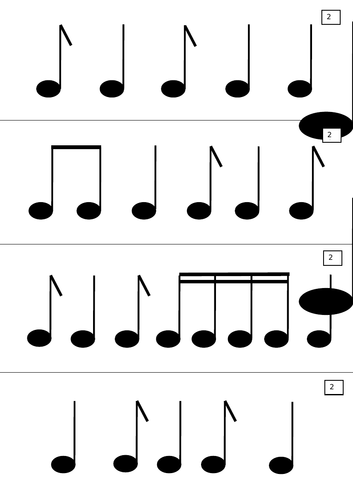 Kodaly Rhythm Cards | Teaching Resources