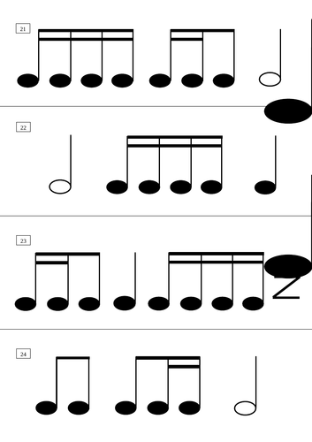 Kodaly Rhythm Cards | Teaching Resources