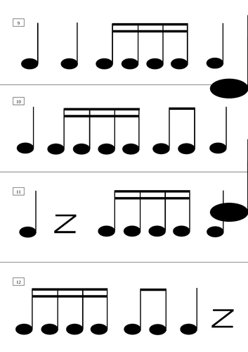 Kodaly Rhythm Cards | Teaching Resources