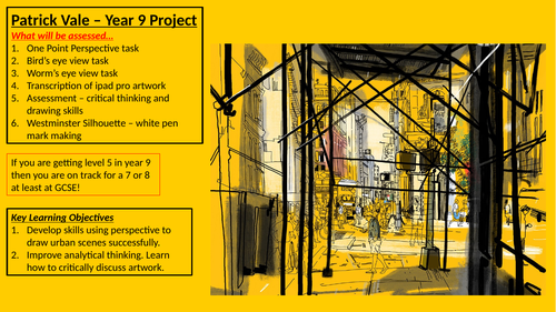 KS3 Art and Design (Year 7/8/9) - Artist Project - Patrick Vale | Teaching Resources