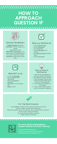 IGCSE English Language, Paper 1, Question 1f Revision Resource ...
