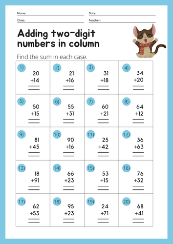 Year One Addition and Subtraction Worksheet Bundle | Teaching Resources