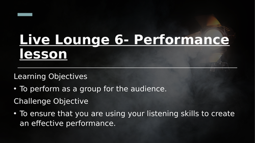 Group Performance Unit | Teaching Resources