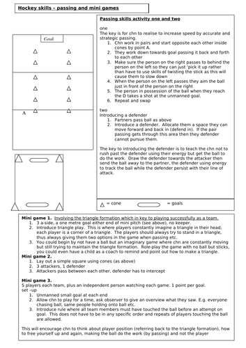 Year 4 Hockey Planning | Teaching Resources